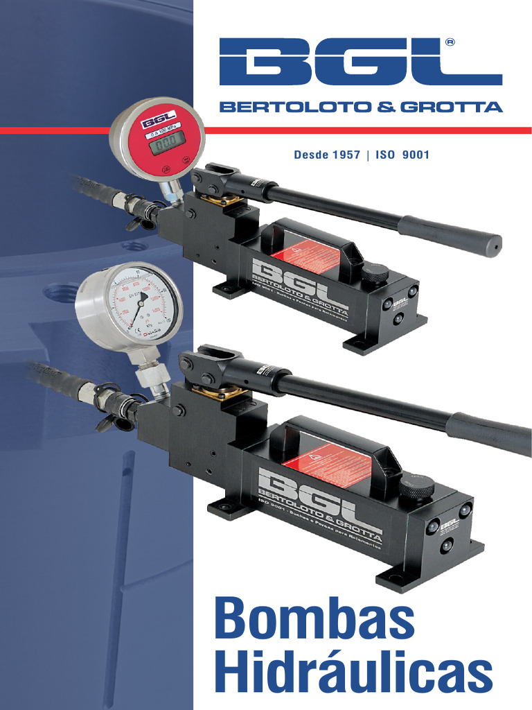 Bombas Hidráulicas BGL: Soluções e Aplicações | PDF | Bomba