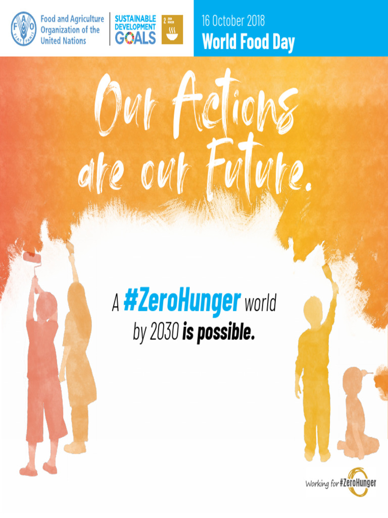 WFD 2019 Brochure | PDF | Hunger | Food Security