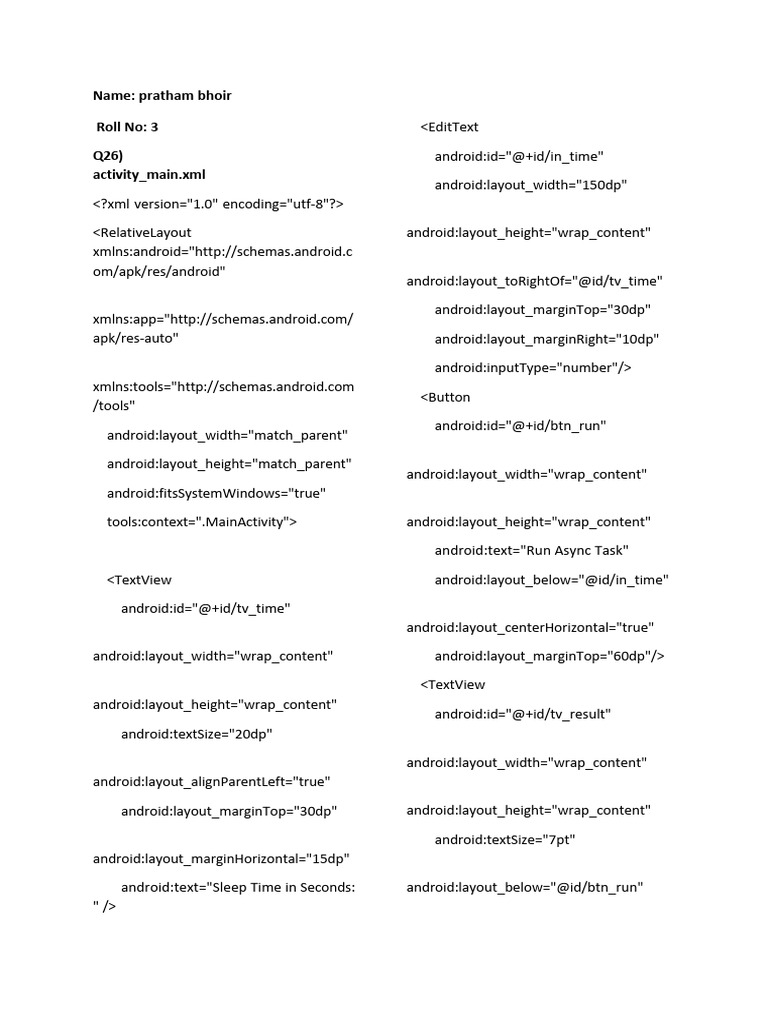 Practical MAD 26 | PDF | Android (Operating System) | Mobile Linux