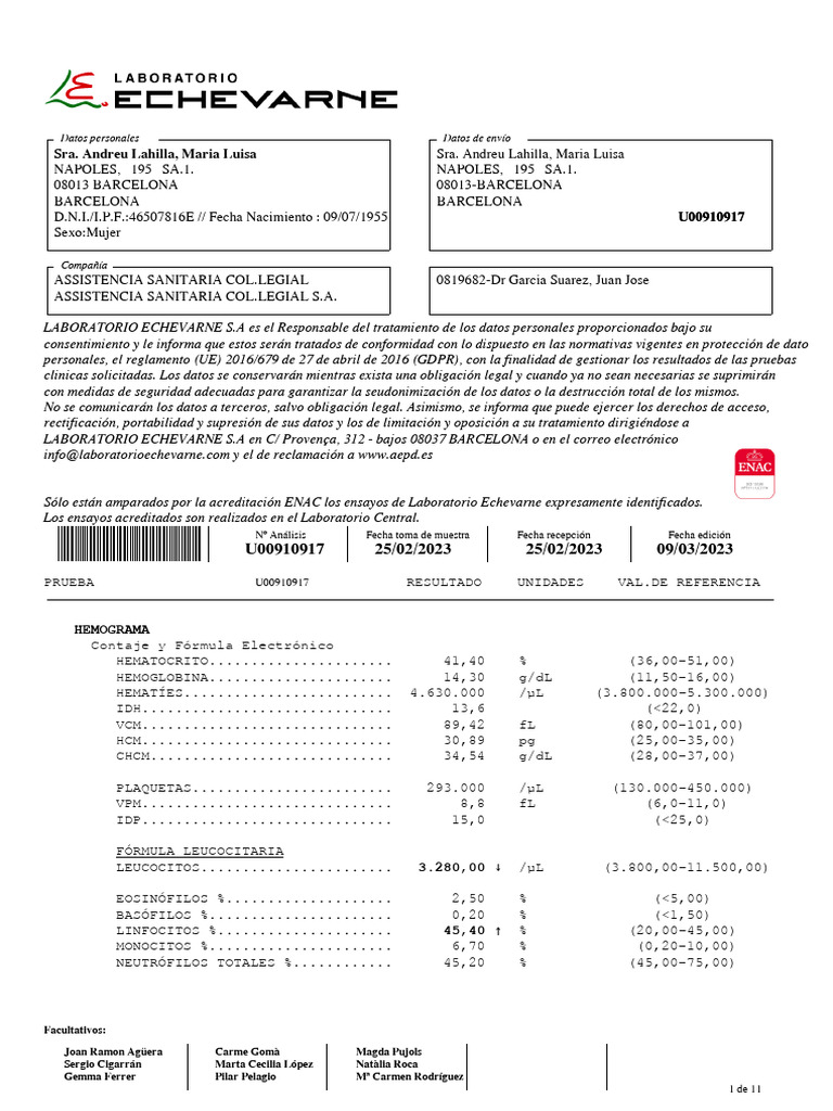 Resultados de Análisis Clínicos de Salud | PDF | Tecnología