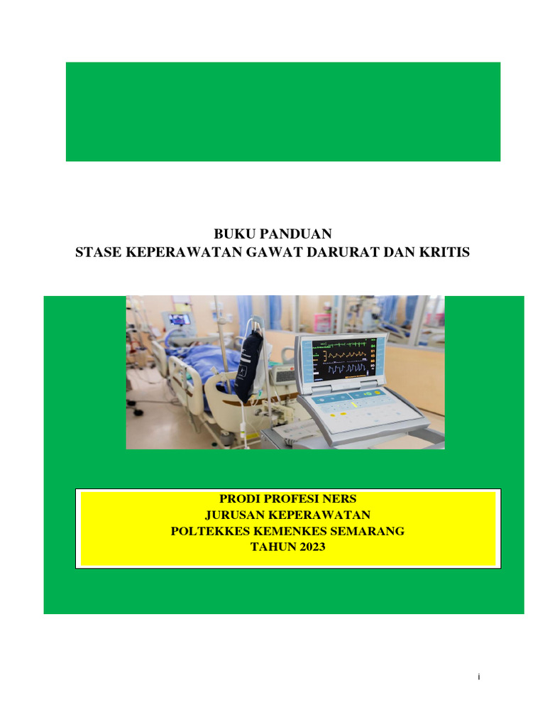 Panduan Praktik Gadar Kritis Ners 2023 FINISH | PDF | Bisnis