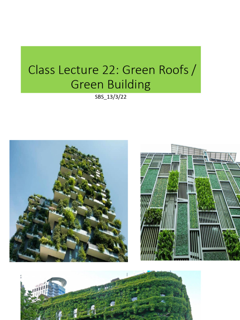 Benefits of Green Roofs Explained | PDF | Photovoltaics | Solar Power