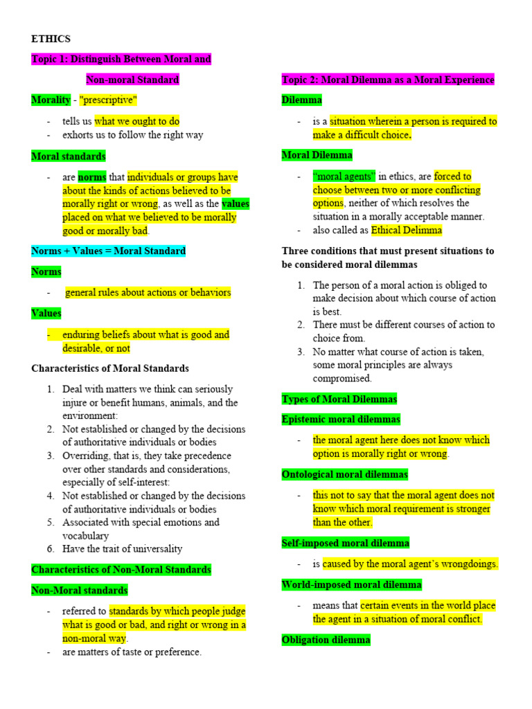 Ethics Reviewer | PDF | Morality | Intention
