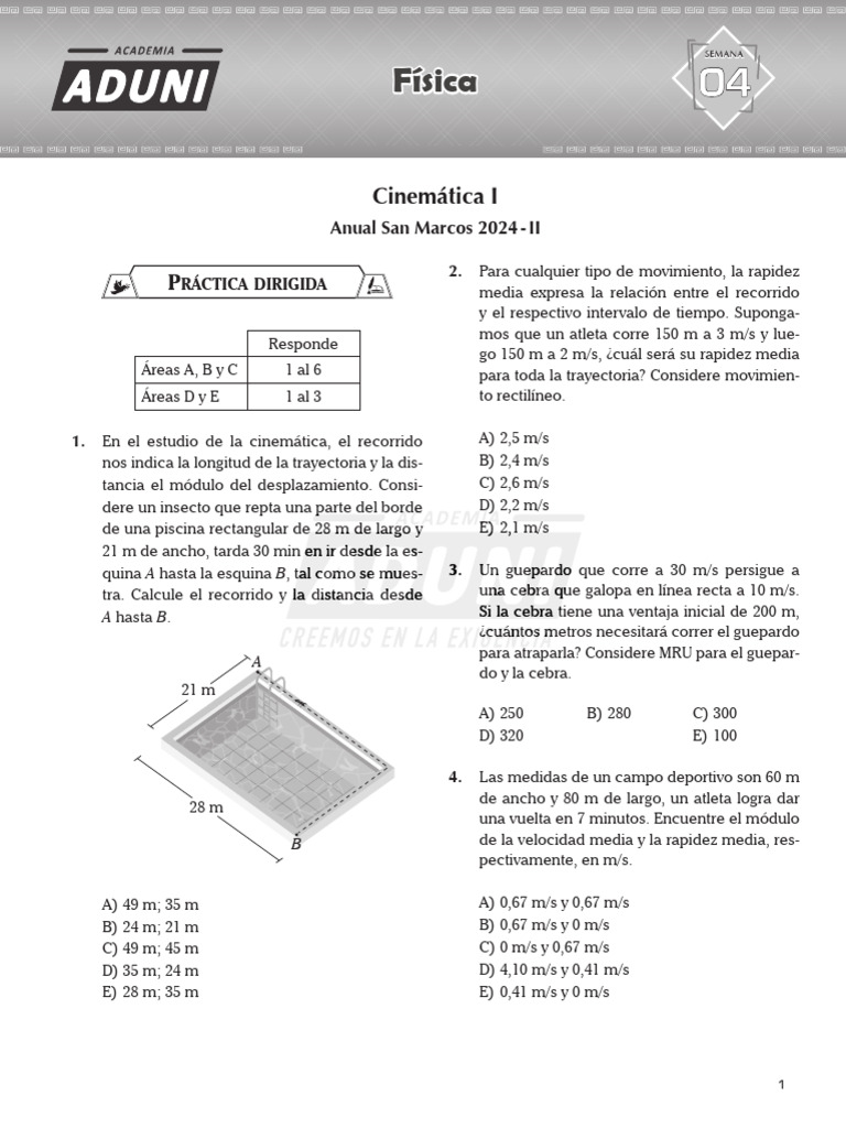 F ASM Dir Sem04 | PDF | Cinemática