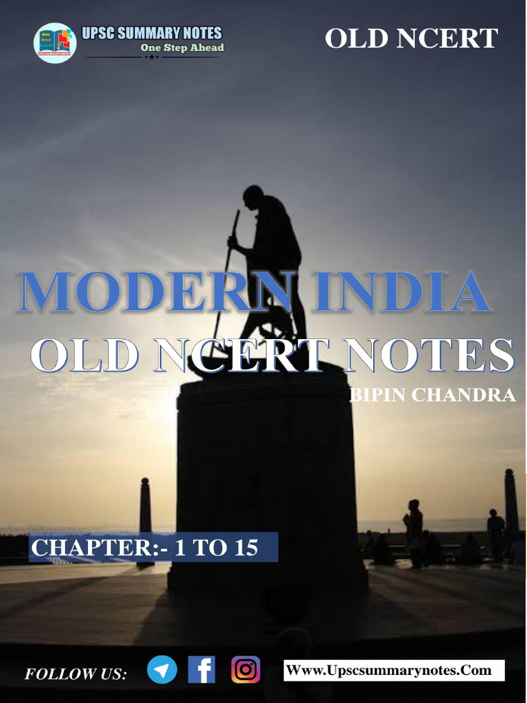 Modern India Old Ncert Notes | PDF | Mughal Empire