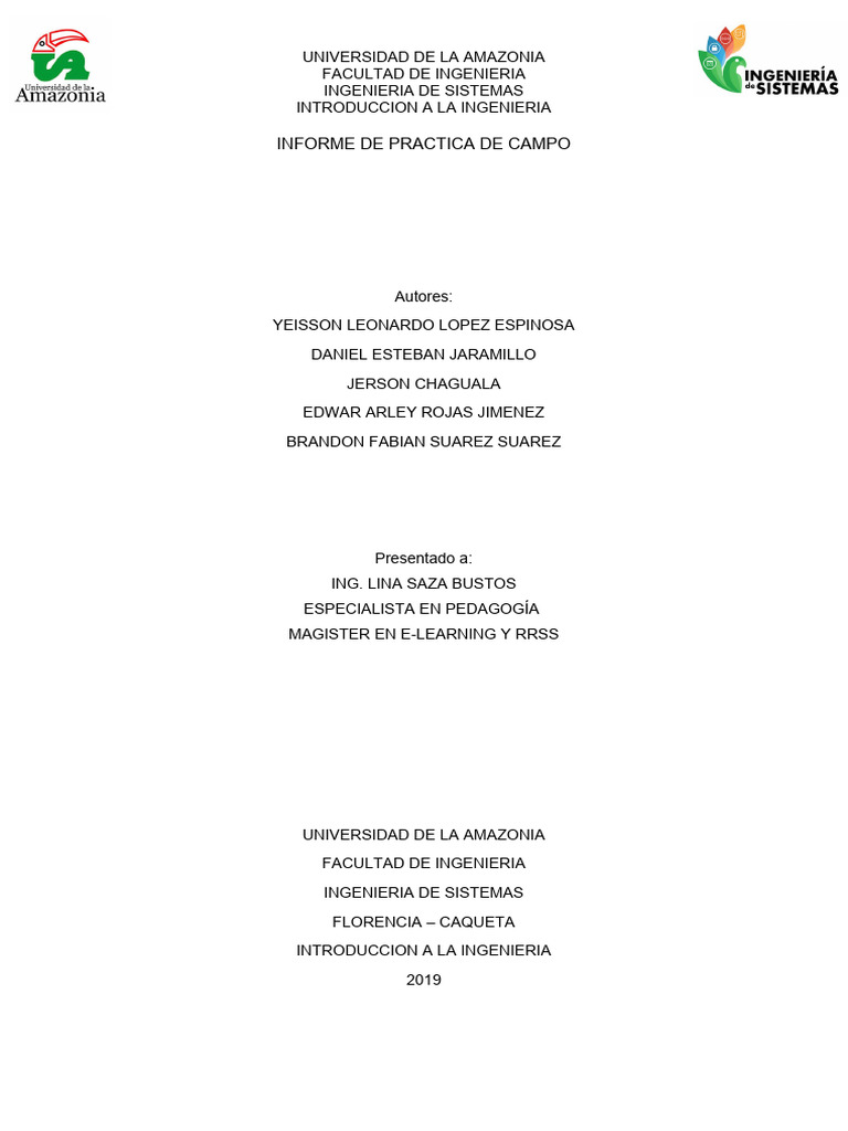 Informe Practica de Campo | PDF | Agricultura | Laboratorios