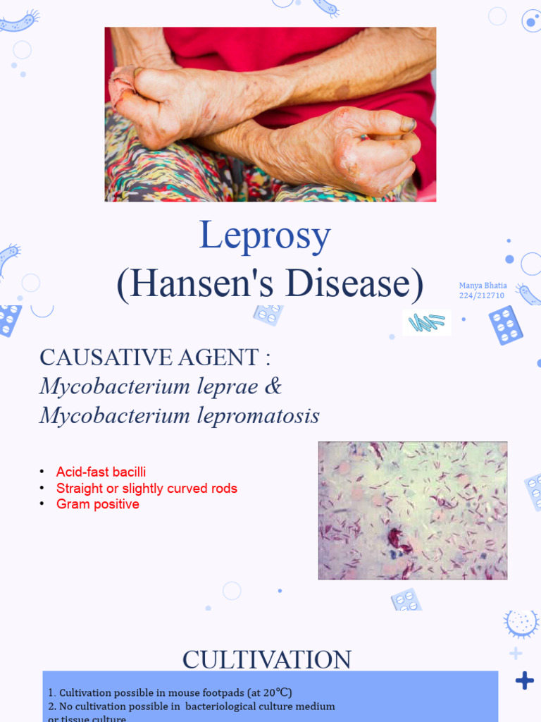 Leprosy PPT Manya | PDF | Leprosy | Macrophage