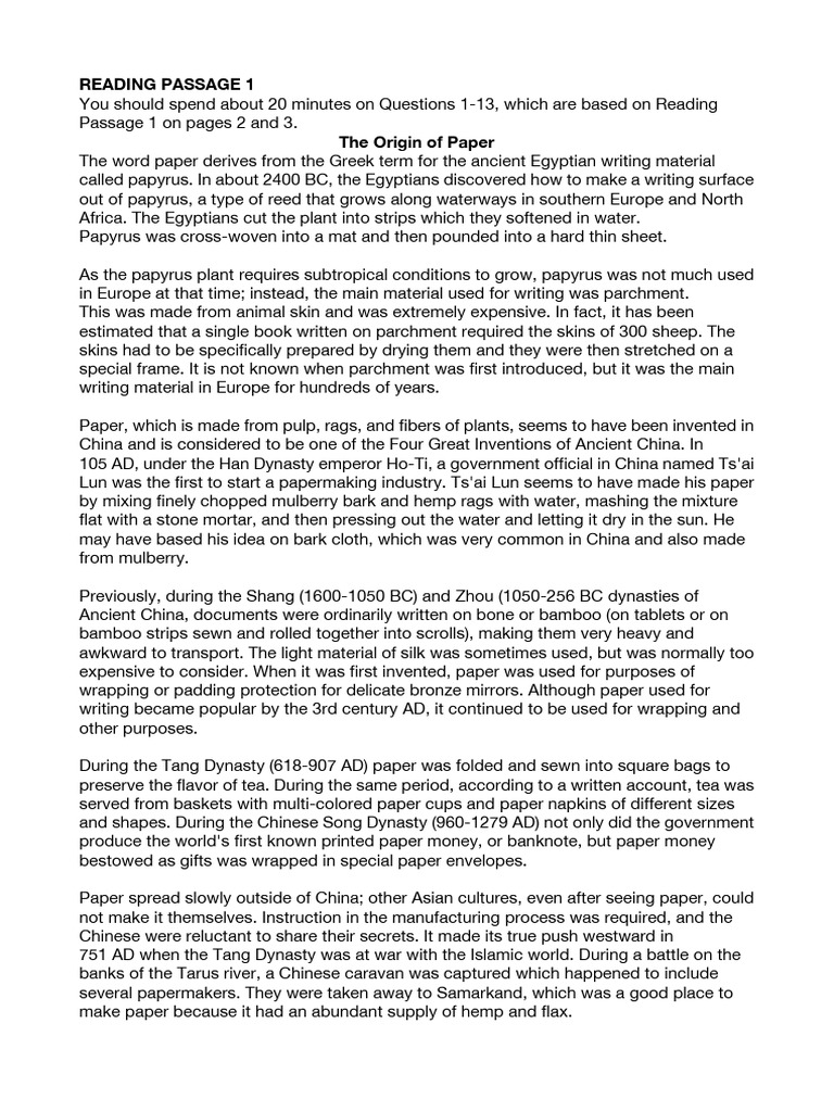 READING | Download Free PDF | Papermaking | Paper