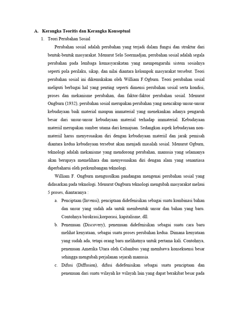 Kerangka Teoritis Dan Kerangka Konseptual | PDF