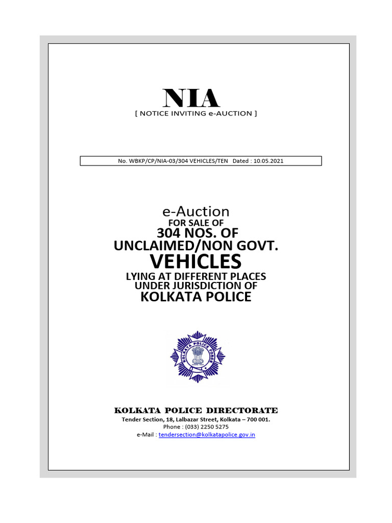 Vehicles: E-Auction | PDF | Auction | Bankruptcy