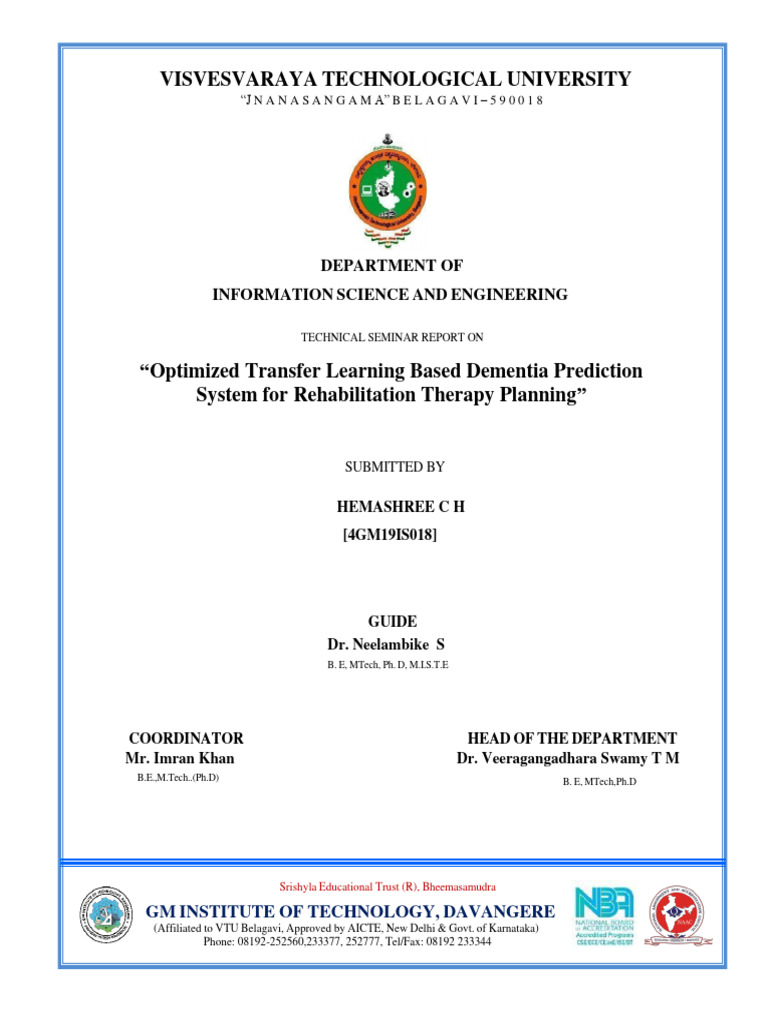 Technicalsemiar1 Merged Pdf Dementia Mathematical Optimization 
