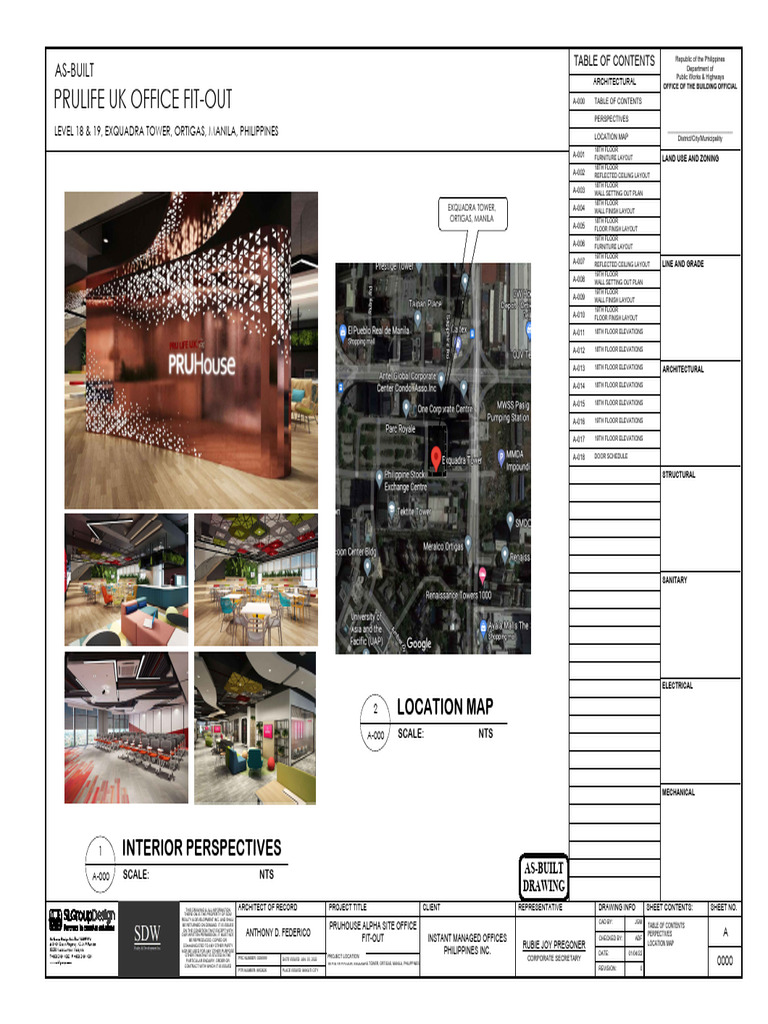 Pru Level 18 19 Archi as Built | PDF | Buildings And Structures ...