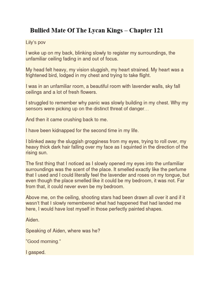BULLIED MATE Chapter 121-130 | PDF
