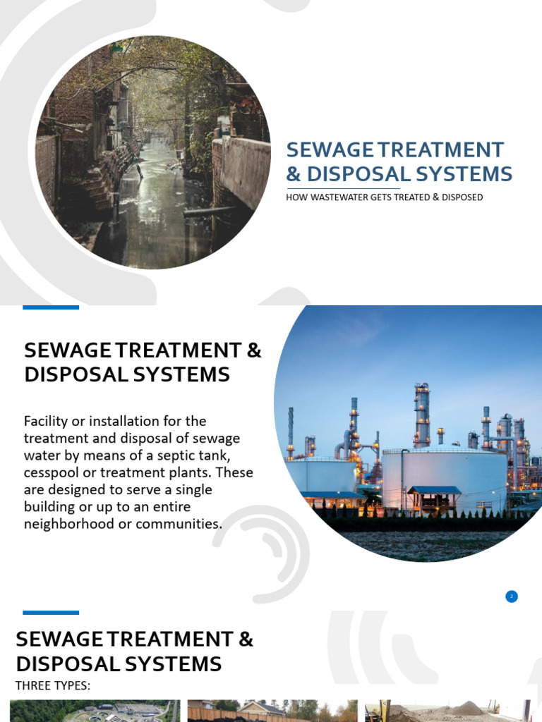 Module 11 - Sewage Treatment and Disposal Systems | PDF | Home & Garden ...