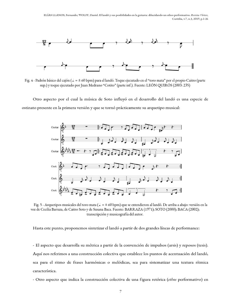 Fabiopoletto,+llanos Wolff v7 n3 Extract | PDF | Ritmo | Teoría musical