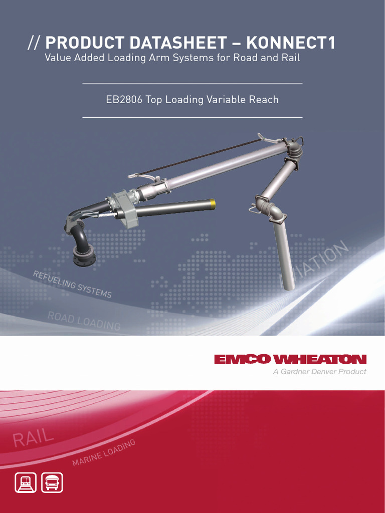 EB 2806 Emco Wheaton Top Loading Variable Reach Load Arm | PDF | Valve ...