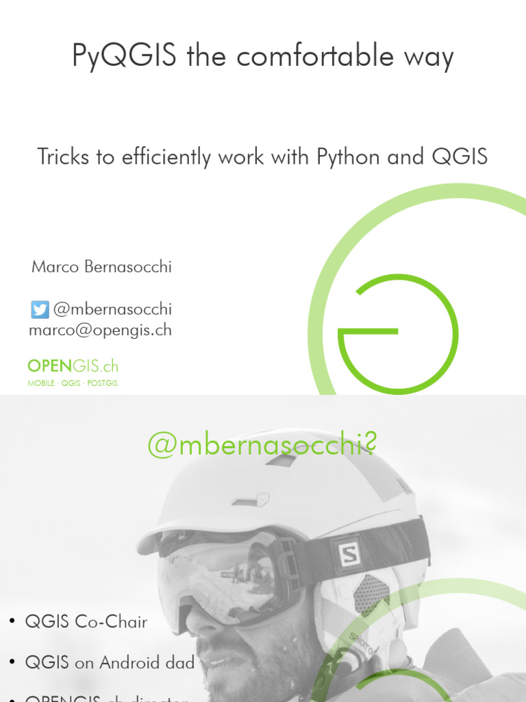 Pyqgis The Comfortable Way Mobile Qgis | PDF | Computing | Software Engineering