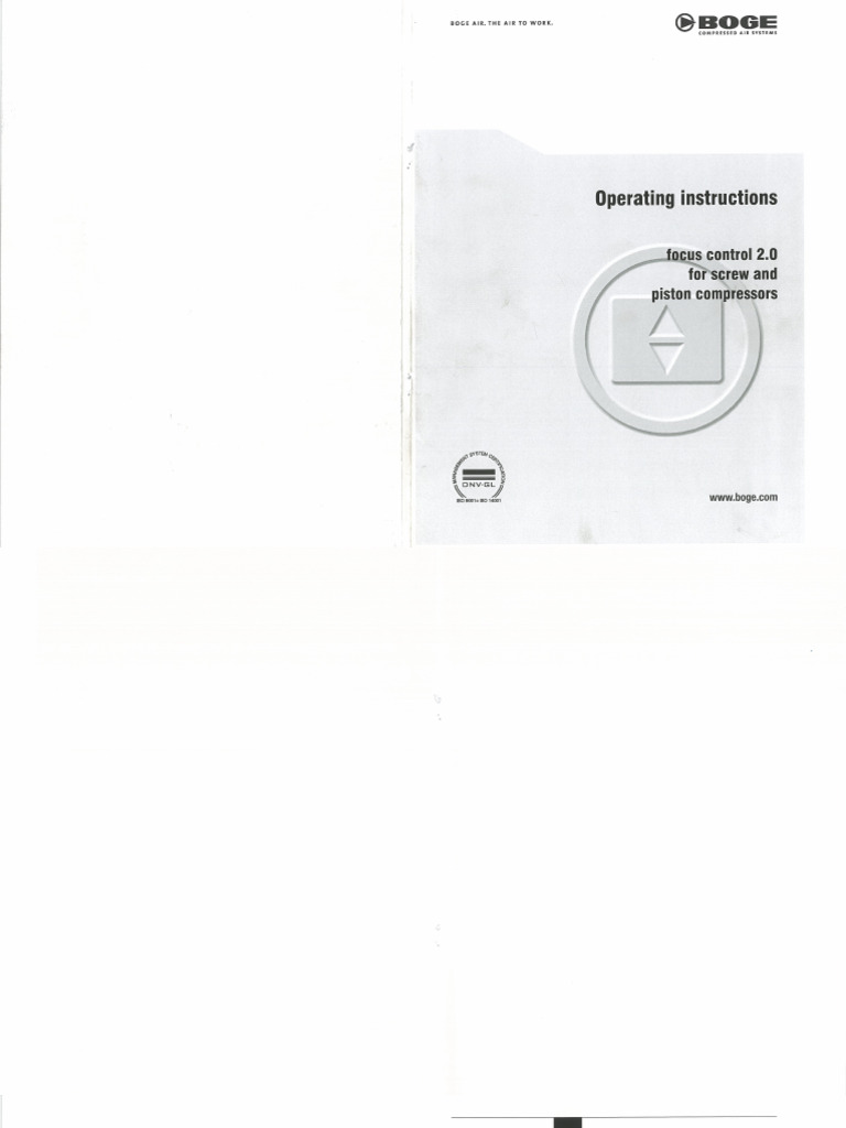 Operating Instruction Focus Control 2.0 | PDF