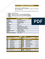 OFficial FIBA Scoresheet | PDF | Sports | Team Sports