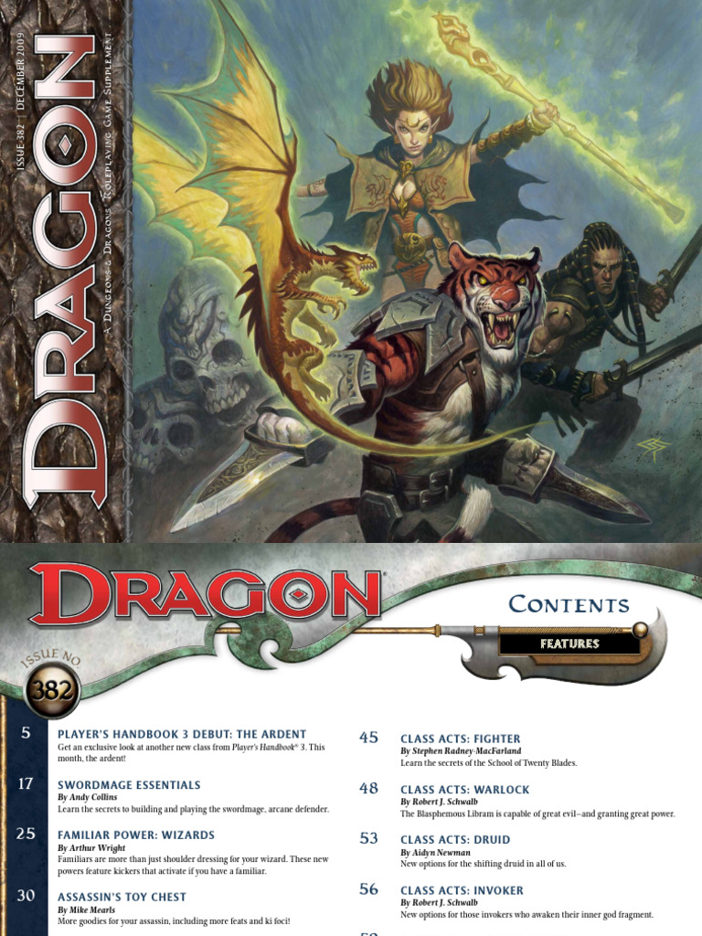 Dragon Magazine - 382 | PDF | Dungeons & Dragons | Elf (Dungeons & Dragons)
