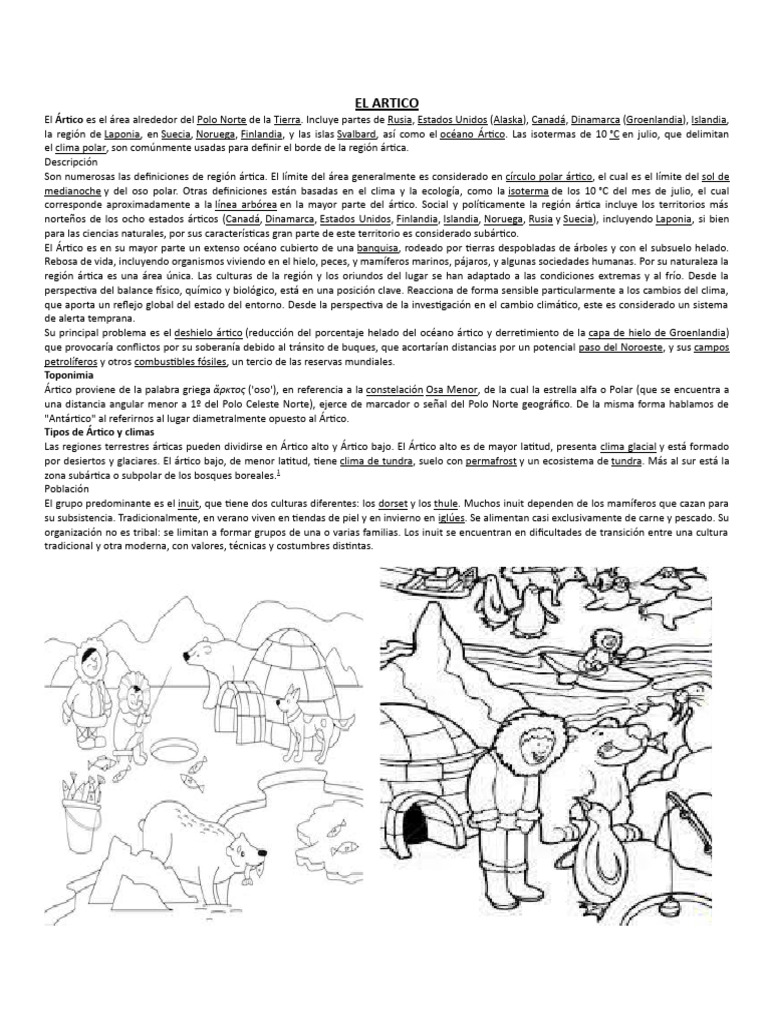 El Artico | PDF | Ártico | Ciencias de la Tierra