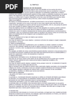 Estructura y partes del tríptico | PDF