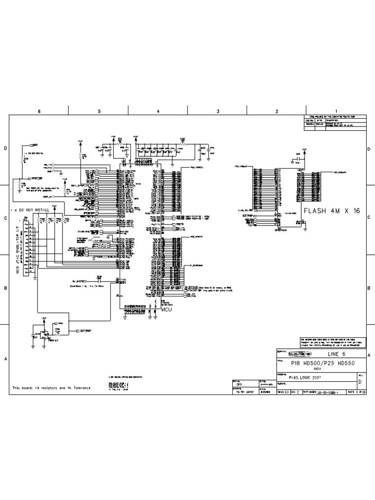 POD HD500X Parts List and Specs | PDF | Printed Circuit Board ...