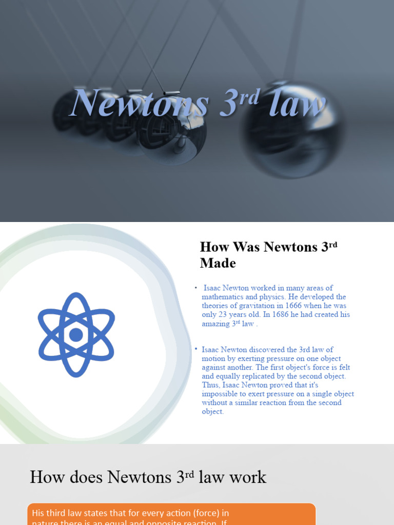 Newtons 3rd Law 2 | PDF