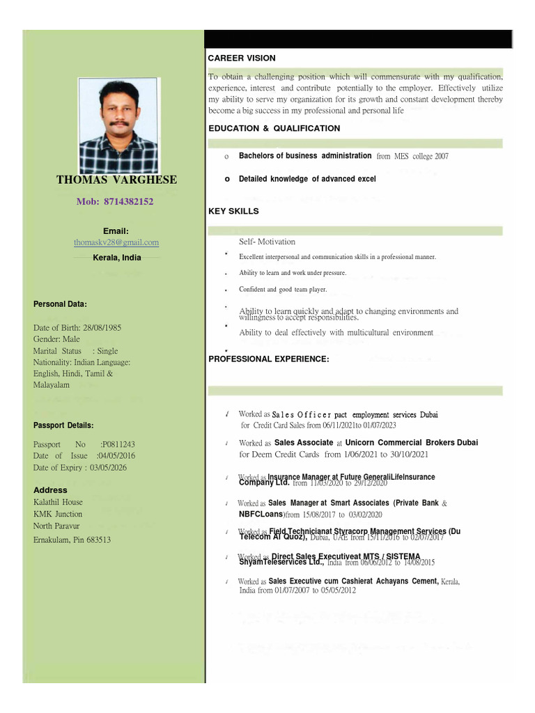 CV Pact 17 PDF | PDF | Sales | Customer Relationship Management