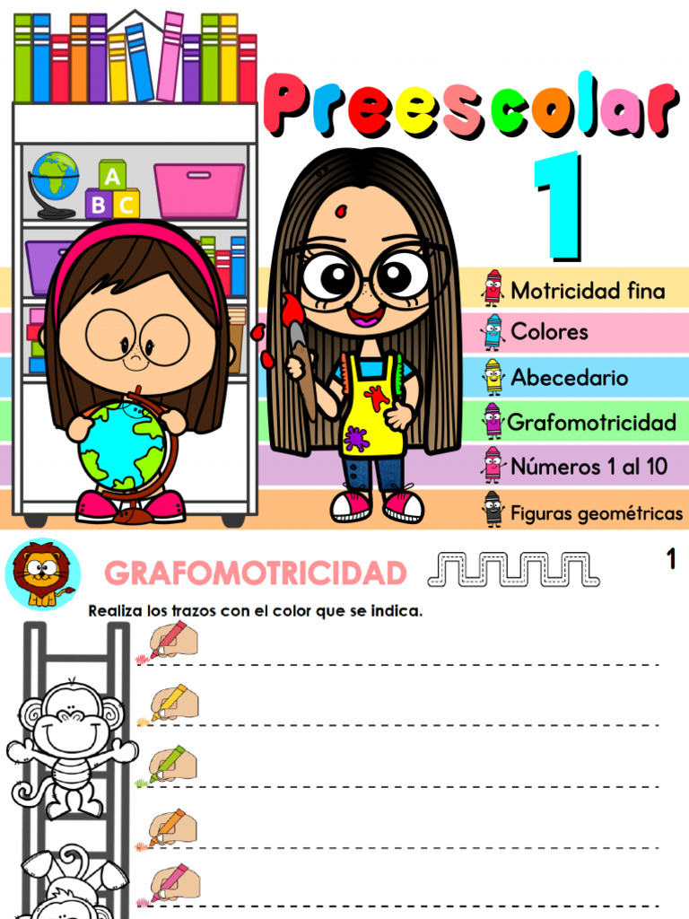 1 Cuaderno Preescolar 1 | PDF