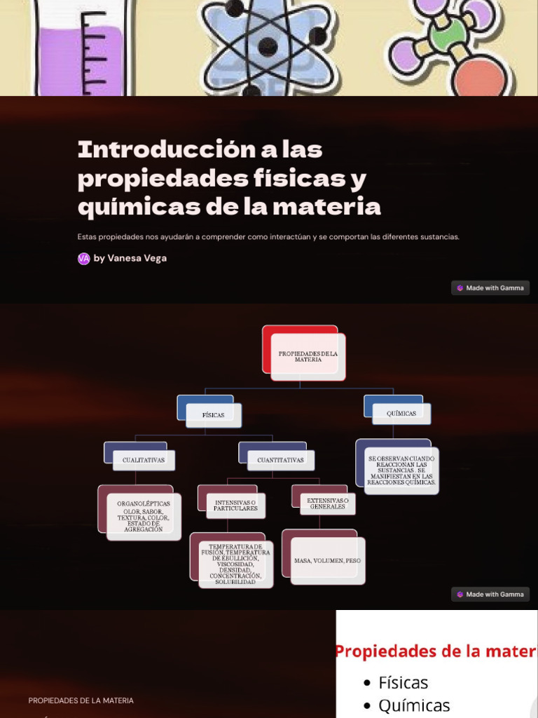 Introduccion a Las Propiedades Fisicas y Quimicas de La Materia 2 | PDF ...