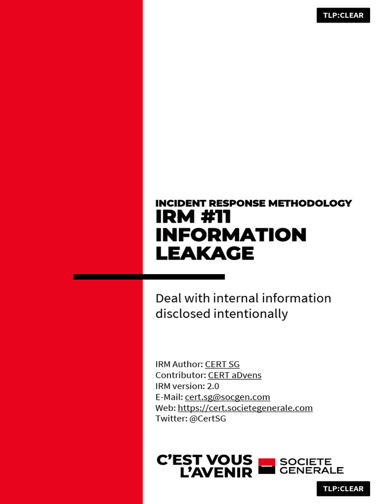 IRM 11 InformationLeakage | PDF | Ransomware | Computer Security