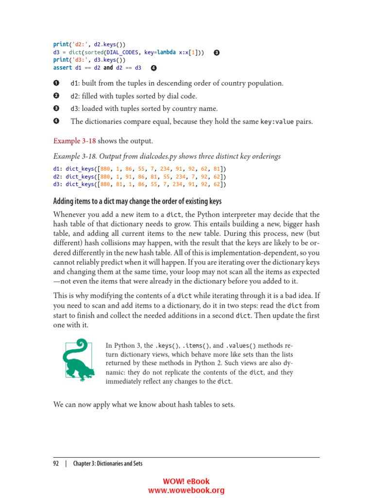 Adding Items To A Dict May Change The Order of Existing Keys | PDF | Object Oriented Programming ...