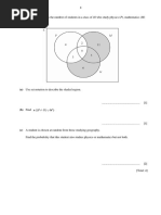 Grade 11 Worksheet - Probability, Sets and Venn Diagram | PDF | Measure ...