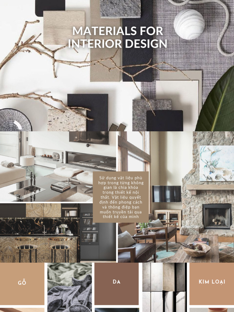 Materials For Interior Design | PDF