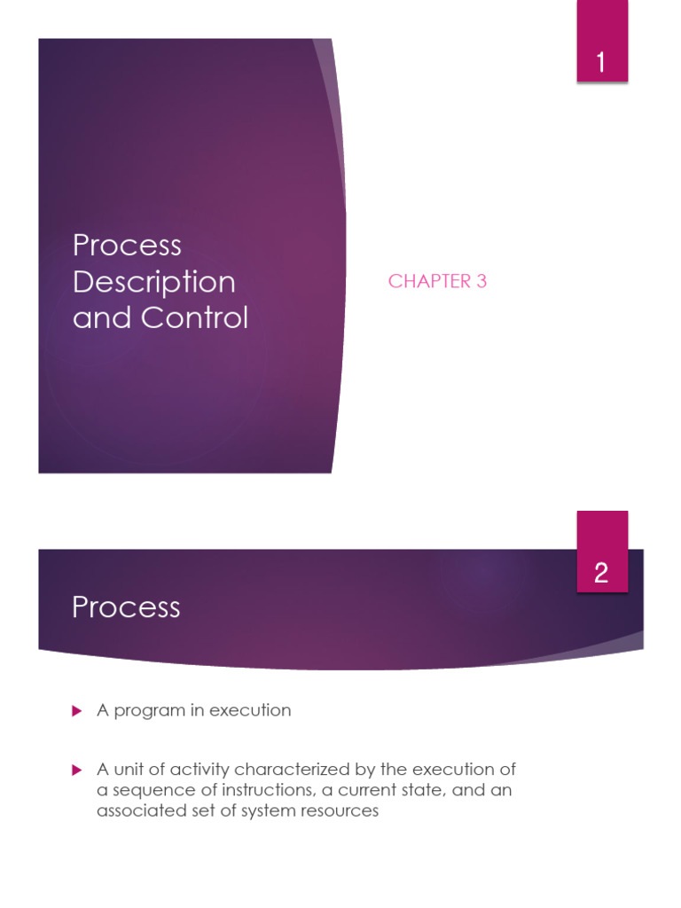 Lect 3 | PDF | Process (Computing) | Operating System
