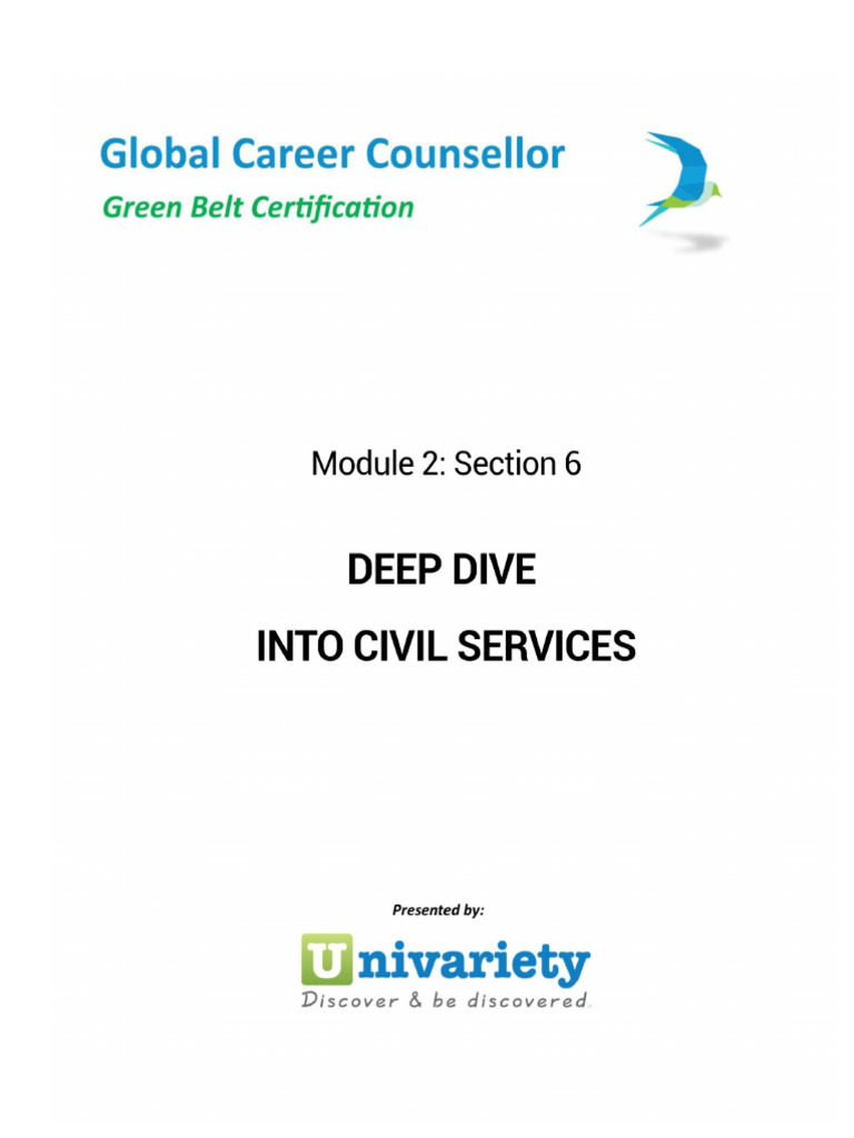 Careers in Arts: Civil Services Overview | PDF
