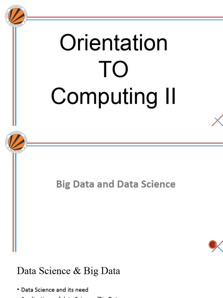 Orientation To Computing | PDF | Augmented Reality | Artificial Intelligence