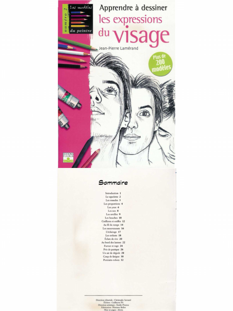 Jean Pierre Lamerand Apprendre A Dessiner Les Expressions Du Visage | PDF