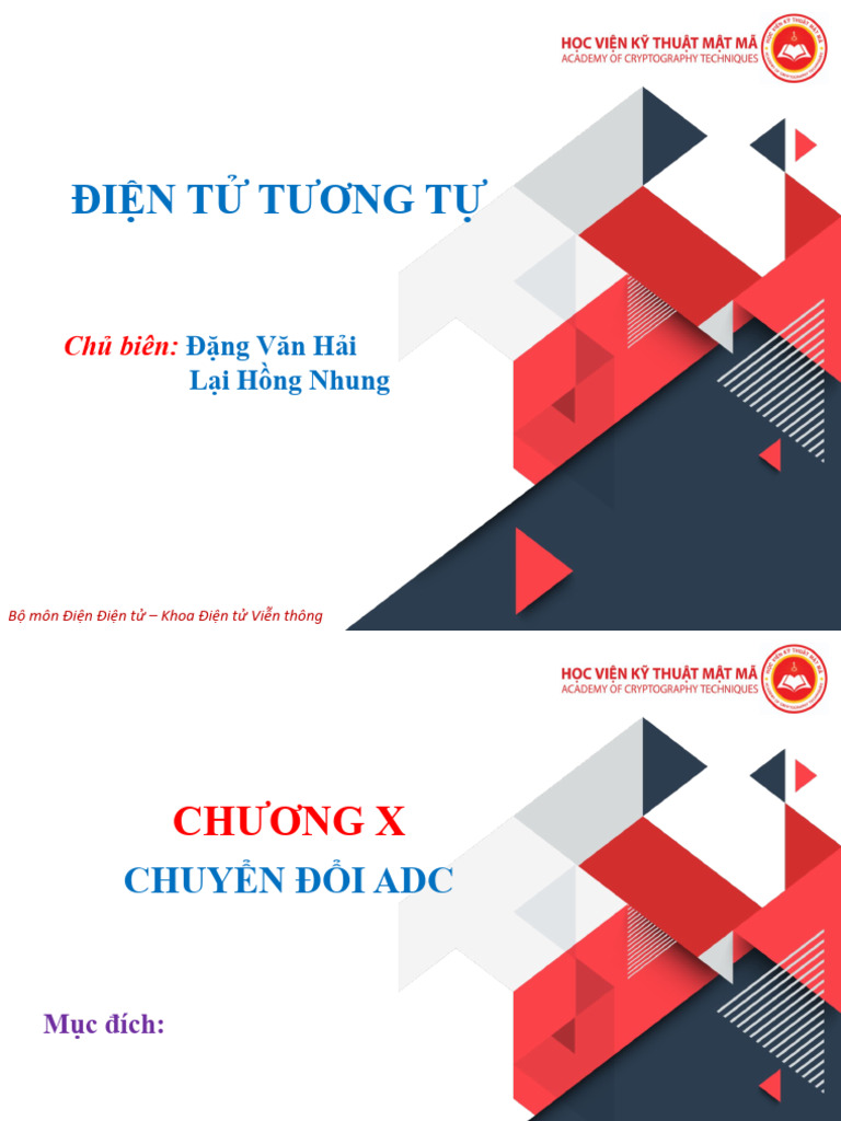 Chương X Adc | PDF