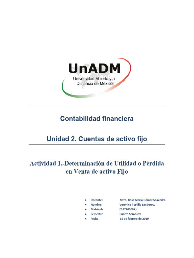 GCNF U2 A1 Vepl | PDF | Contabilidad | Contabilidad financiera