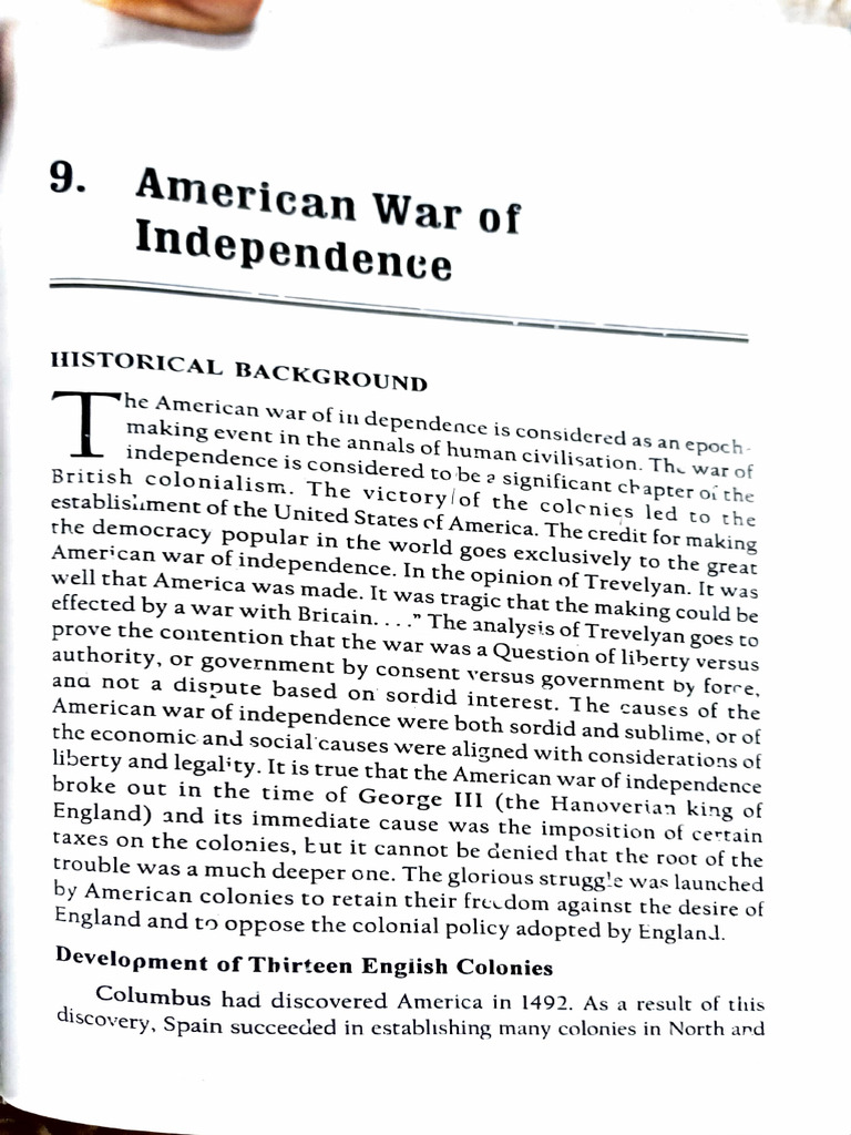 American War of Independence | PDF | American Revolutionary War ...