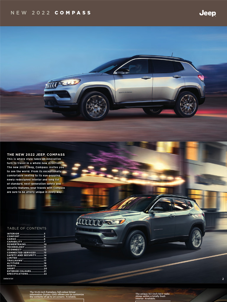 Jeep Compass Brochure | PDF