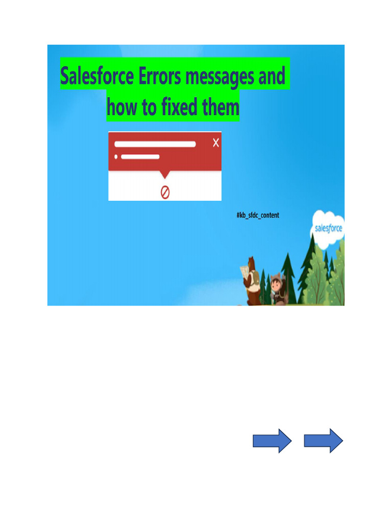Salesforce Error Troubleshooting | PDF | Computing | Software