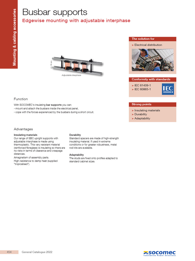 Busbar Supports - Catalogue - Pages - 2022 11 - DCG00502 - en | PDF ...