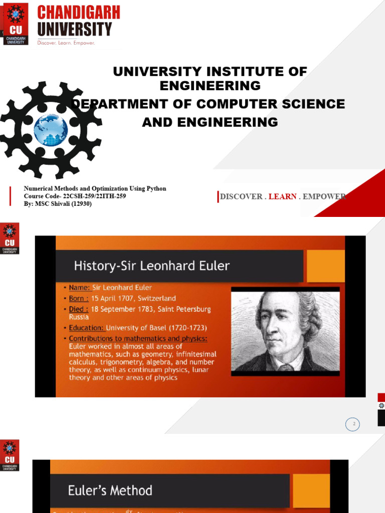 Euler | PDF | Technology & Engineering