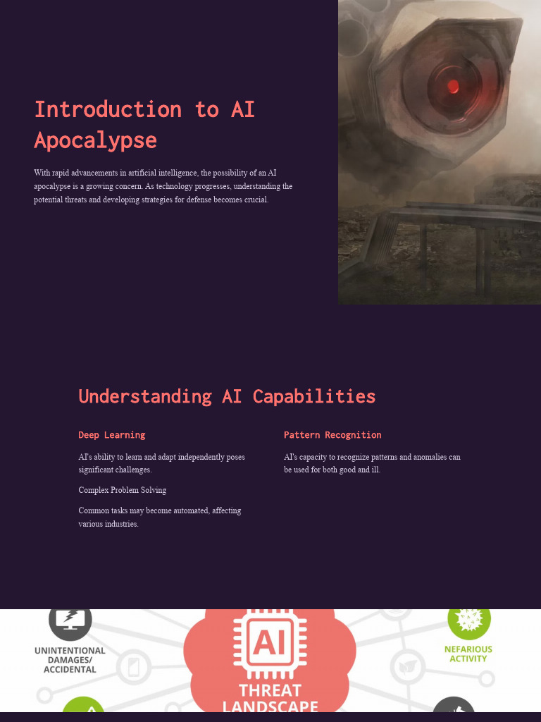 AI Apocalypse: Threats and Defense Strategies | PDF | Artificial ...