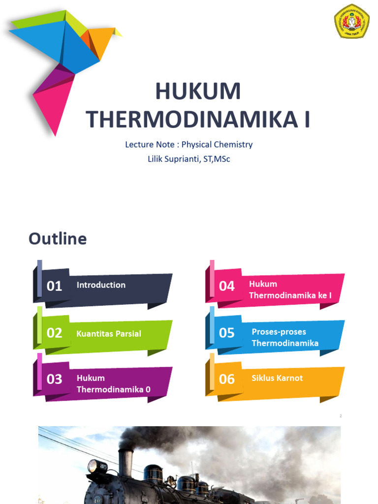 Hukum Termodinamika 1 - Update 2021-2 | PDF