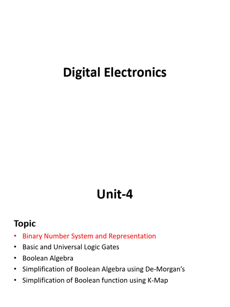 Digital Electronics_1 | PDF | Theory Of Computation | Arithmetic