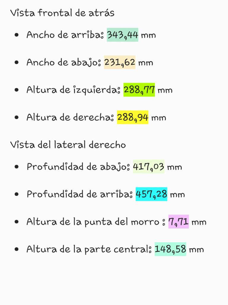 Medida Interior Del Morro - 240331 - 152435 | PDF
